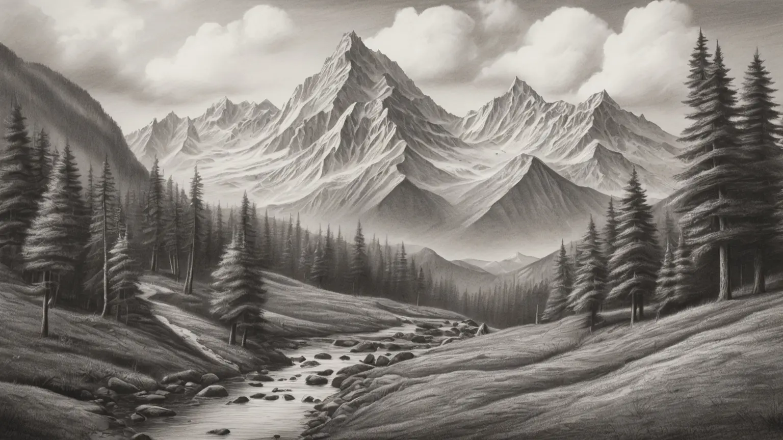 18 Easy & Beginner-friendly Landscape Drawing Ideas